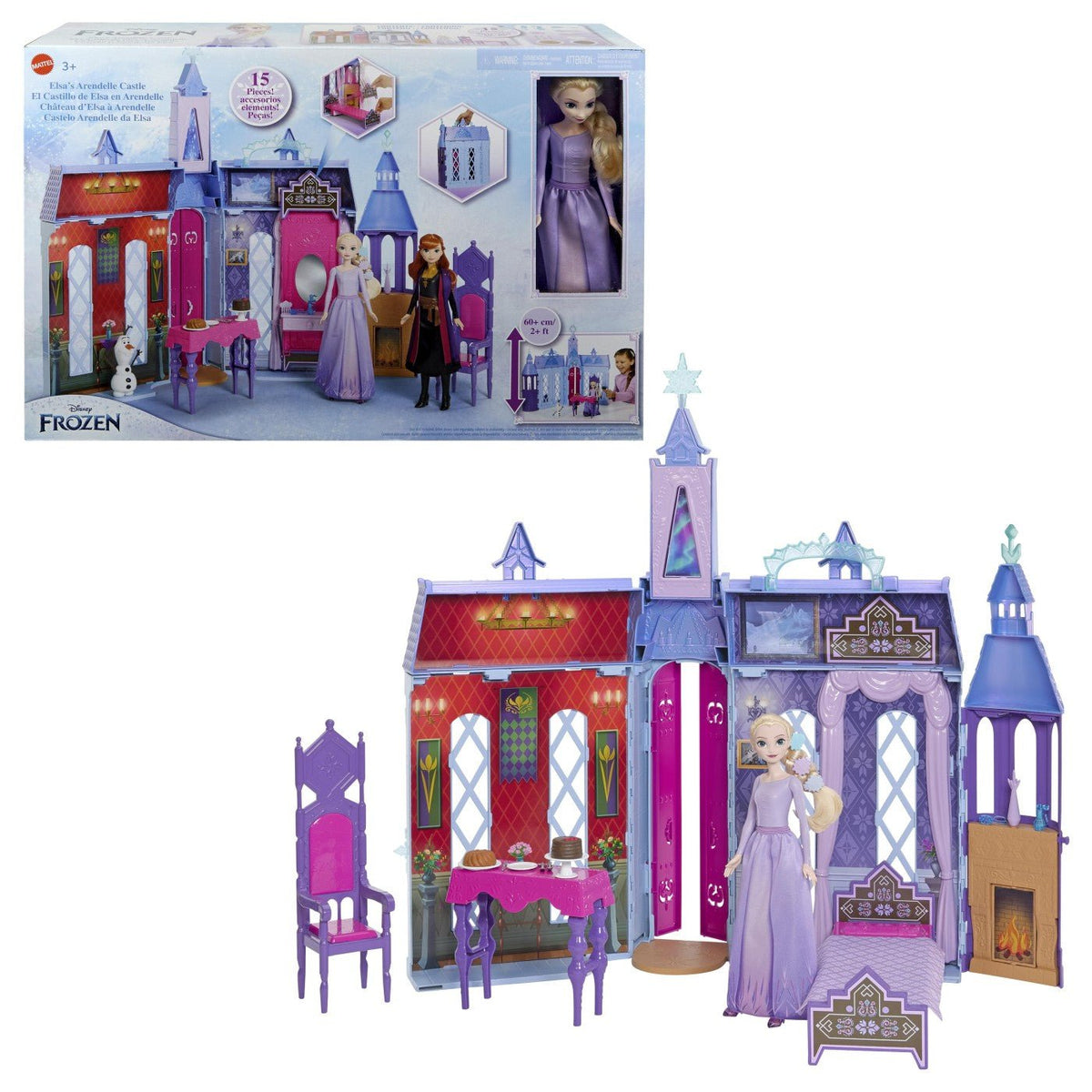 Disney frozen castelul elsei din aredelle, Mattel – Publisol.ro